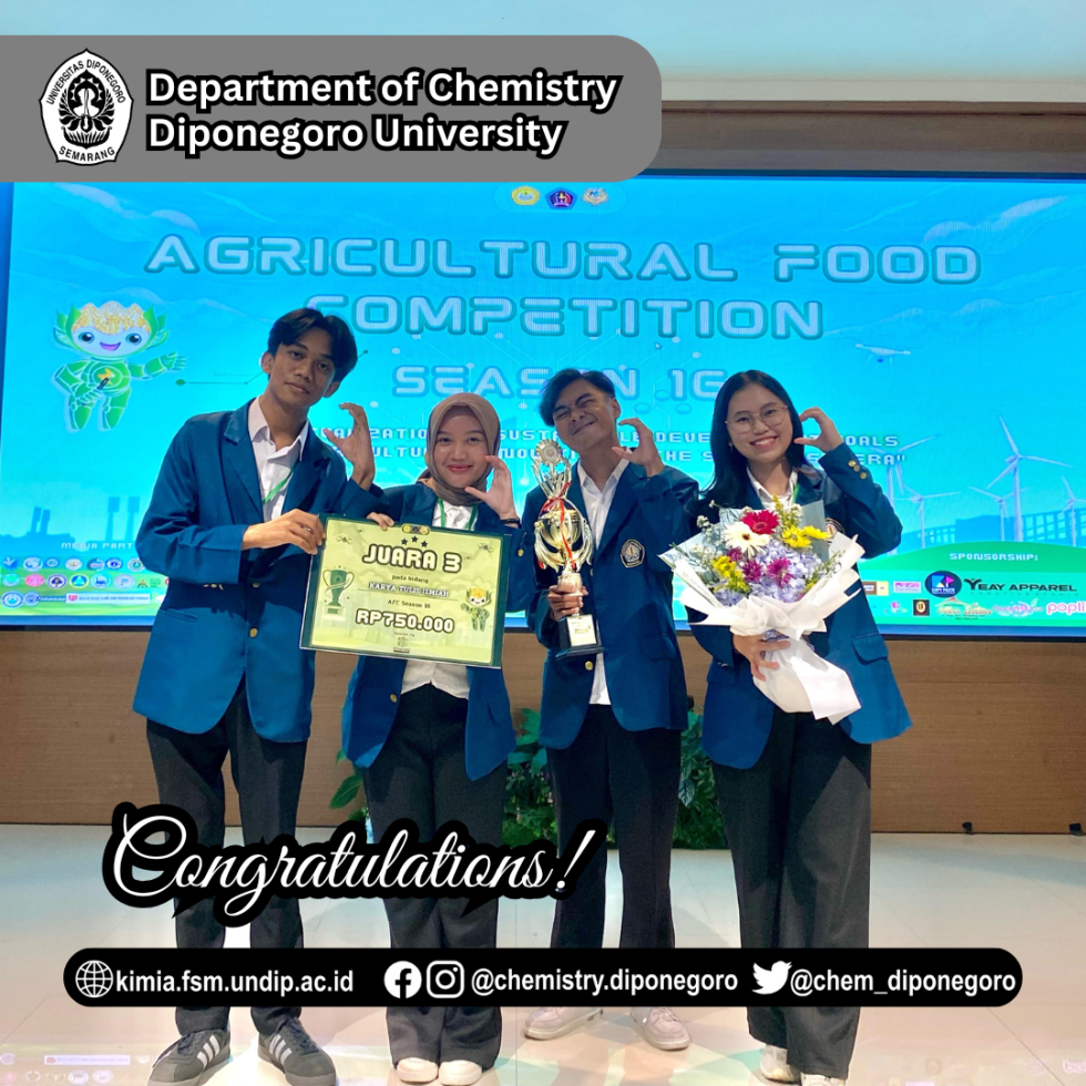 Congratulations to Chemistry Diponegoro Students for Their Achievement ...